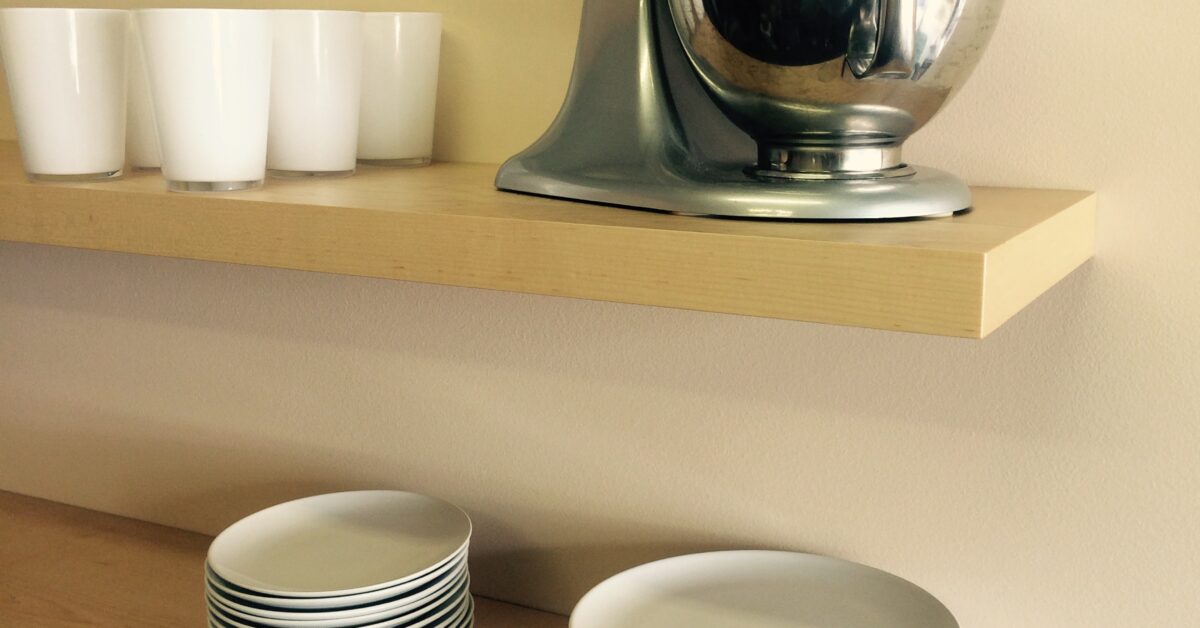 Maple floating shelves | Custom Floating Shelves